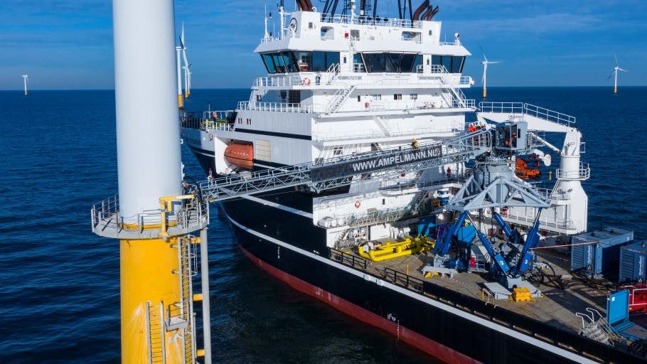 Ampelmann passes personnel transfer milestone at Vineyard wind farm ...
