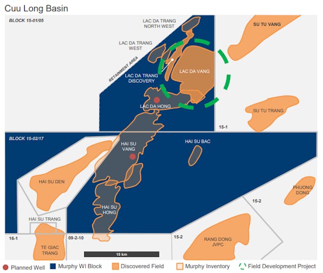 Murphy commits to Lac Da Vang oil project offshore Vietnam | Offshore