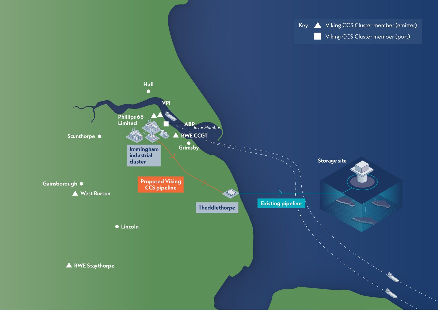 North Sea Viking fields could host CO2 shipped from London | Offshore