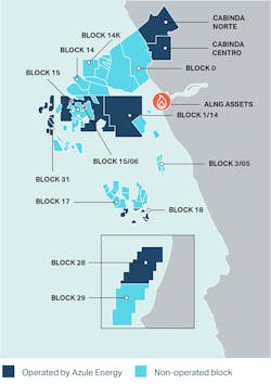 Azule awarded operatorship of frontier blocks offshore Angola | Offshore