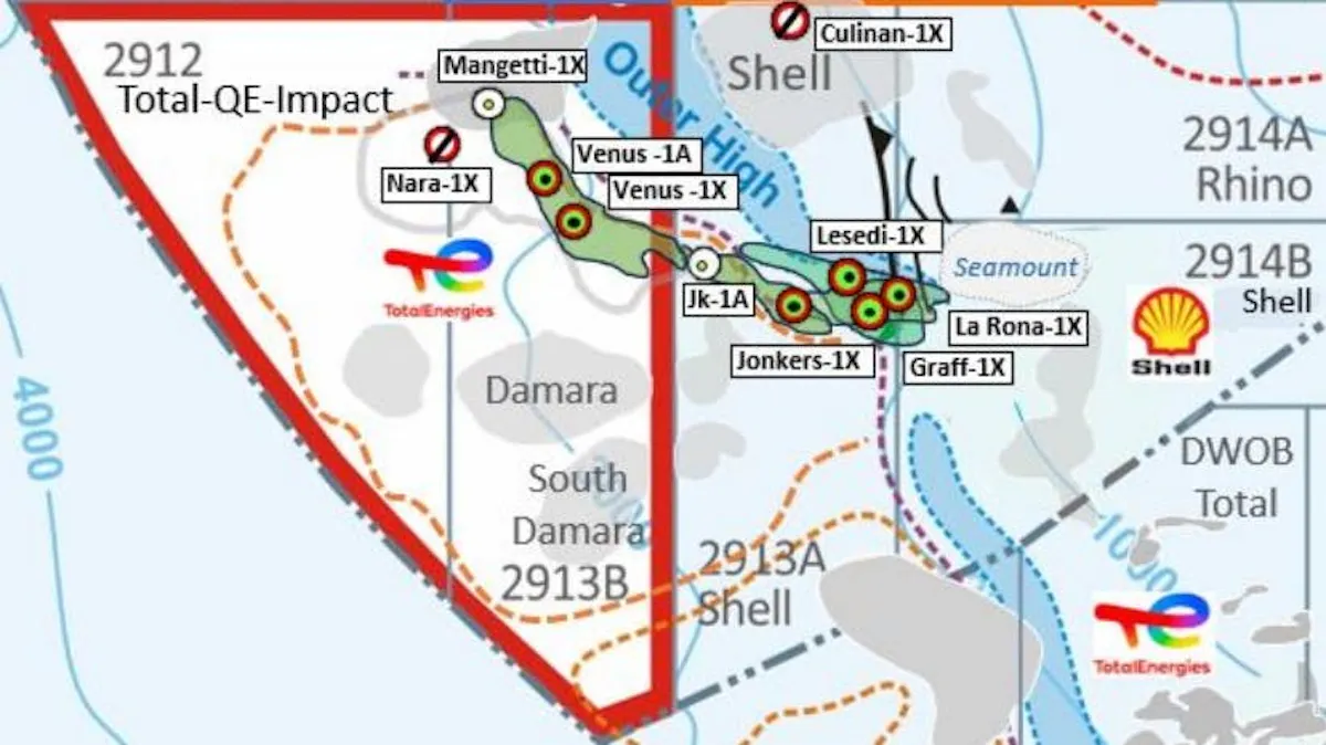 Mangetti well offshore Namibia finds hydrocarbons | Offshore