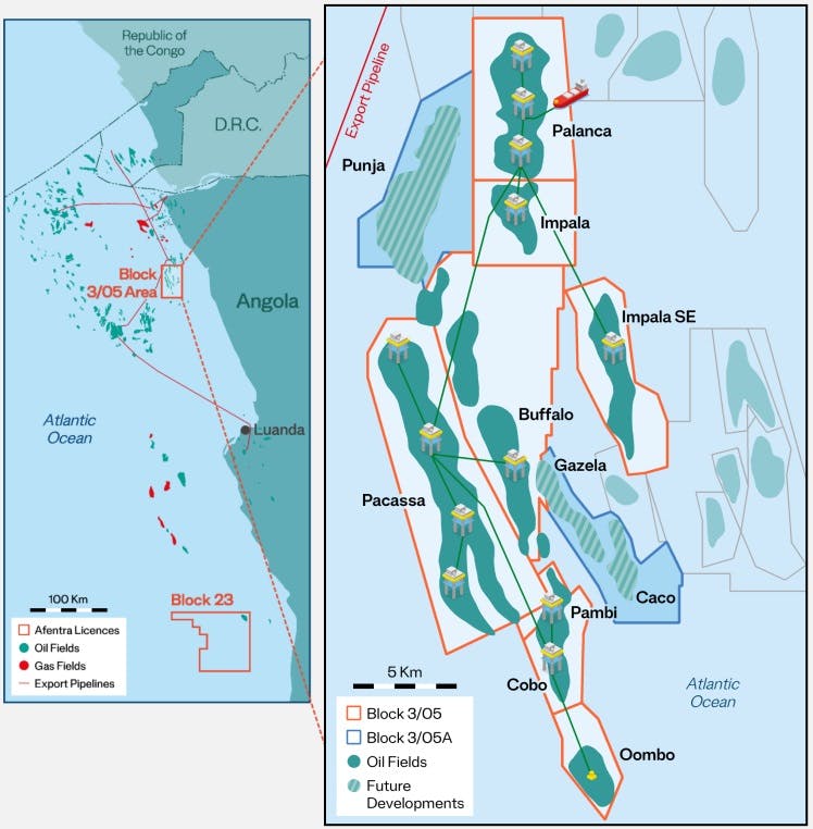 Afentra increases holding in two offshore Angola blocks | Offshore